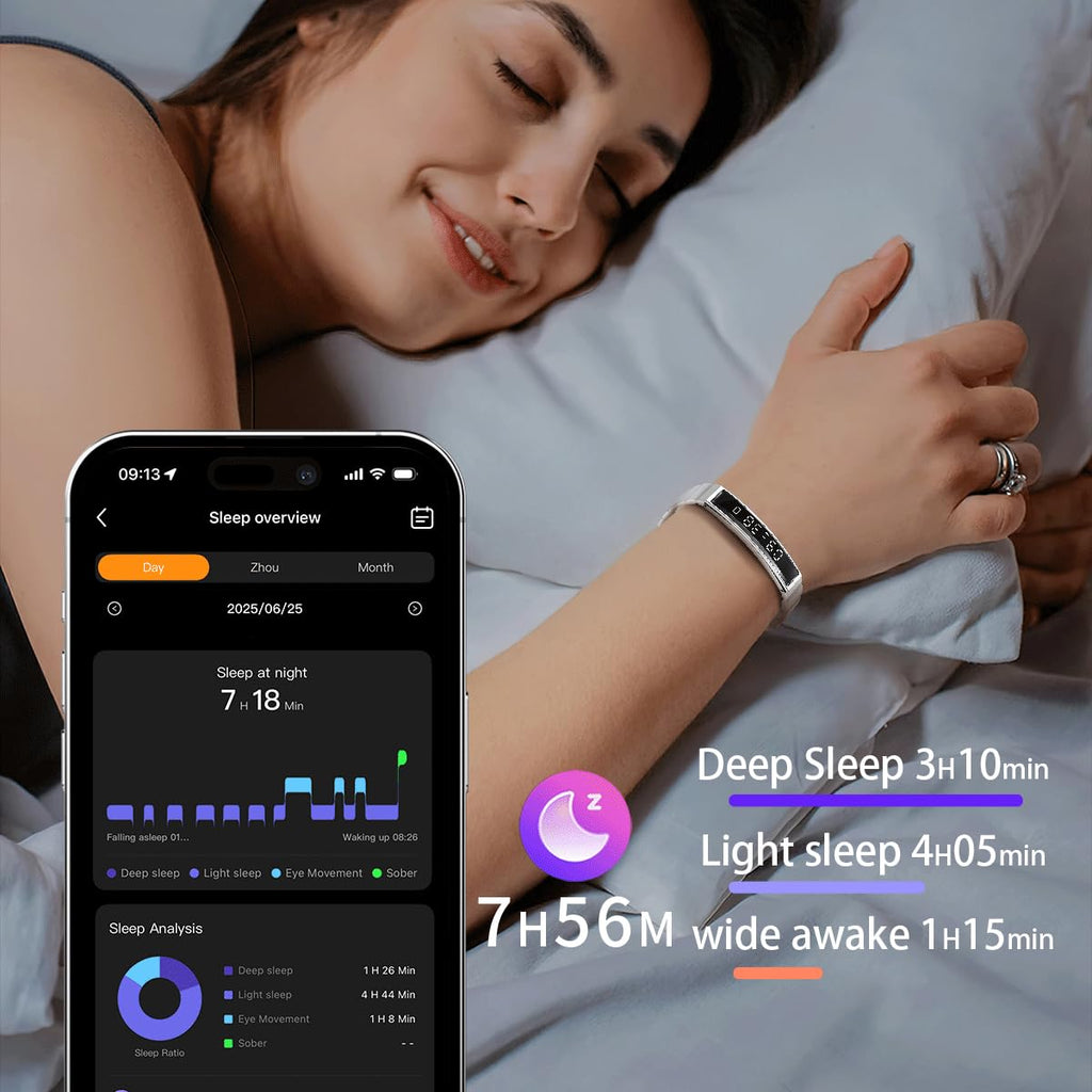 Smart Bracelet Fitness Tracker Heart Rate Monitor Sleep Activity ...